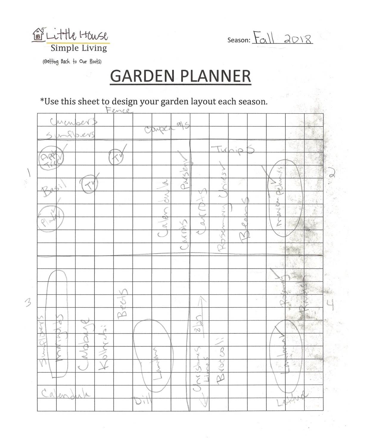 Planning A Spring Garden - littlehousesimpleliving.com