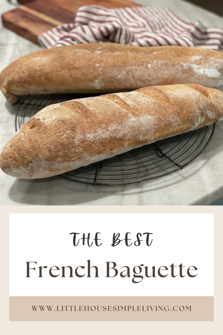French Baguette Bread - littlehousesimpleliving.com