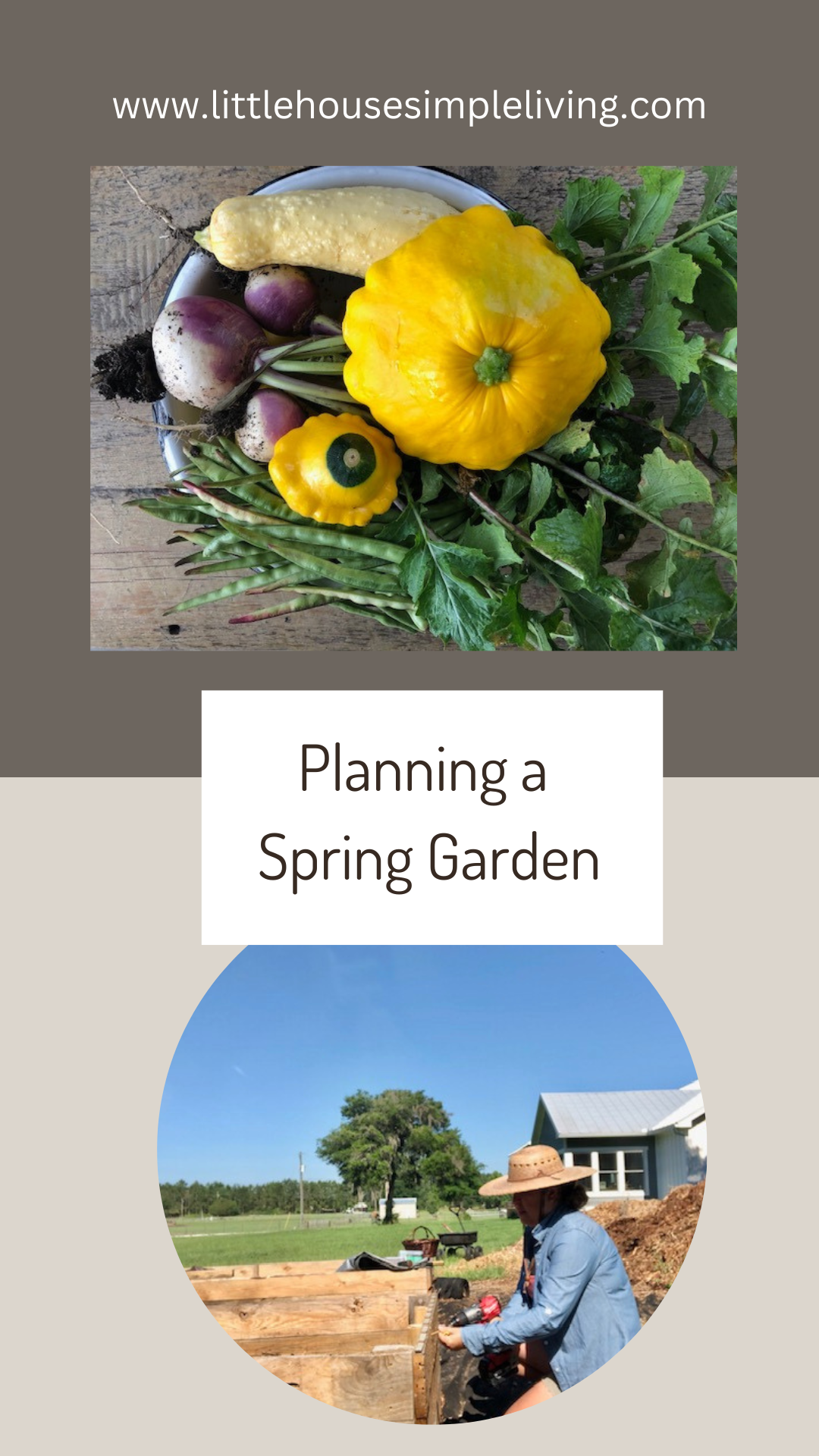 Planning A Spring Garden - littlehousesimpleliving.com