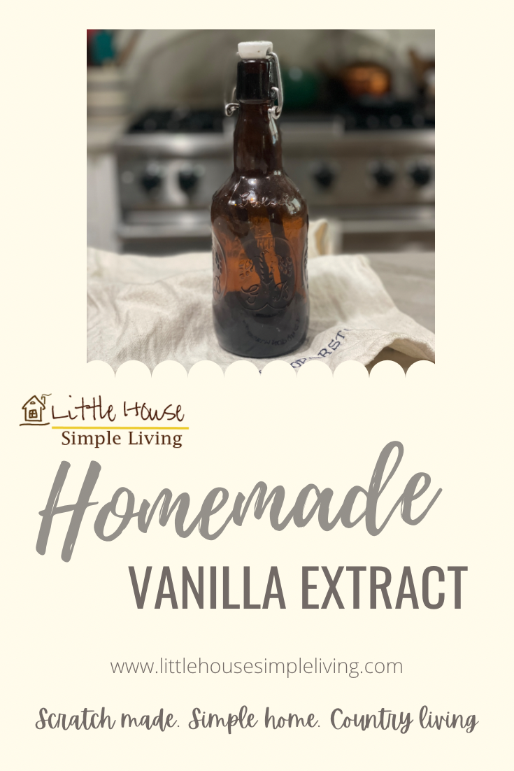 How To Make Vanilla Extract - littlehousesimpleliving.com
