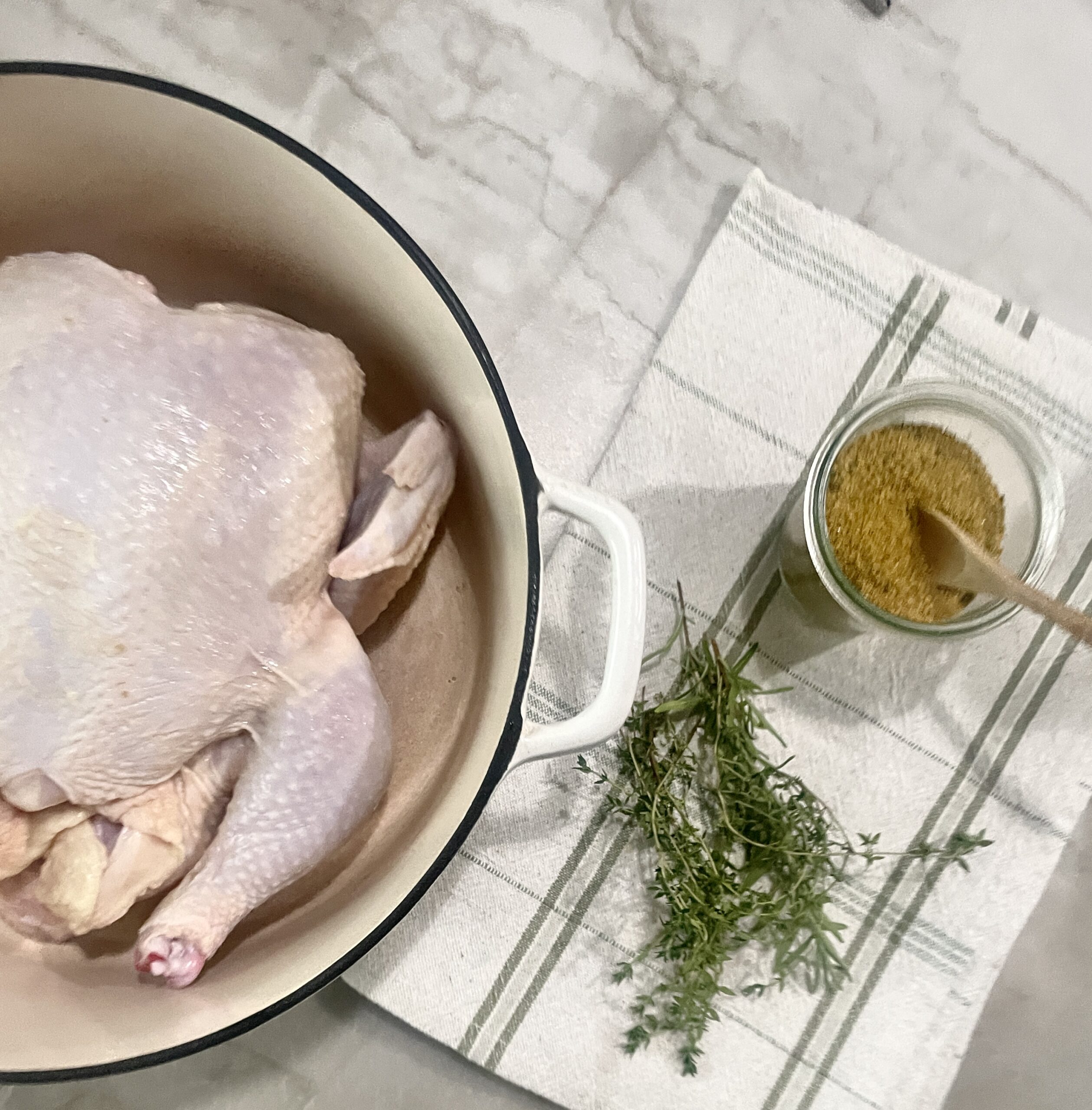 Sunday Dutch Oven Chicken - littlehousesimpleliving.com